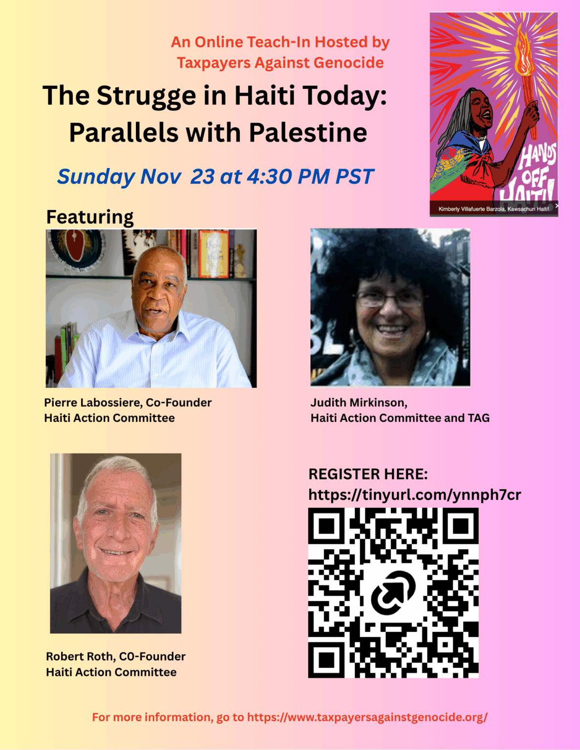 The Struggle In Haiti Today Webinar – Haiti Action Committee